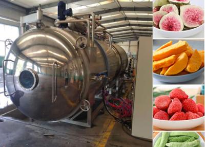 China Medium Food Vacuum Freeze Drying Machine 100kg/Batch for sale