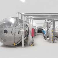 China 1 Ton Commercial Freeze Dryer Equipment Large Scale Lyophilization System for sale