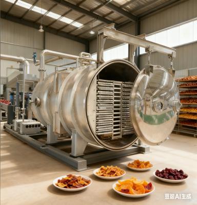 China Large-Scale Preservation Solutions: 100-200KG Freeze Dryers for High-Quality Herbal, Seafood & Biotech Products for sale