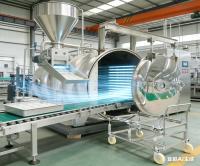 China Commercial-Grade Freeze Dryer Machine  100-150KG Per Batch for Meat, Seafood & Herbs Rapid Drying with CIP System & Low Maintenance for sale