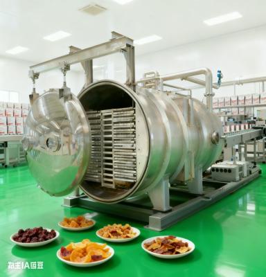 China Heavy-Duty 180KG Lyophilizer for Industrial Use Featuring Stainless Stee  Construction & Precise Temperature Control for Consistent Quality for sale