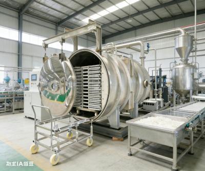 China Built for s & Bulk Food | Commercial Lyophilizer 150kg Per Batch, Stainless Steel Chamber & Precision Temp Control for sale