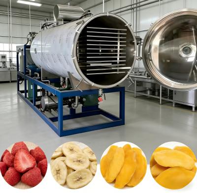 China 304 Stainless Steel freeze dryer machine featuring water cooling system ideal for laboratory and industrial applications for sale