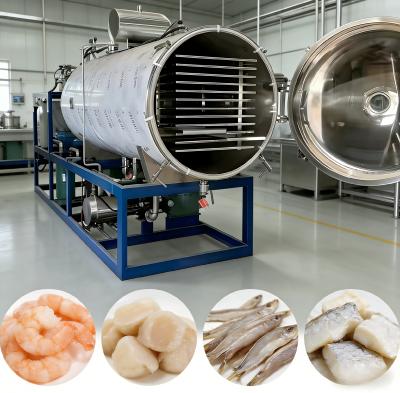China PLC Control System Vacuum Freeze Dryer Machine Offering Drying Time 20 to 24 Hours Designed for Freeze Drying Processes for sale