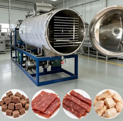 China 1000kg batch Industrial Freeze Dryer electric heating system 200KW rated power ideal for  food and chemical freeze drying processes for sale
