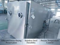 China Food-grade 304 Stainless Steel Food Vacuum Freeze Dryer Offering Vacuum Degree ≤10Pa Chamber Size 1350 1400 1200mm Designed for Food Industry for sale
