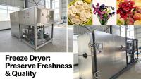 China 2600Kg Food vacuum freeze dryer capacity 100kg batch perfect solution for freeze drying food products in bulk quantities for sale