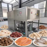 China Food vacuum freeze dryer featuring freeze drying temperature range minus 40 to 80 degrees and Baosi or  vacuum pump for operation for sale
