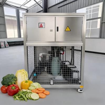 China 2600Kg Food vacuum freeze dryer with 100kg batch capacity advanced technology ensuring optimal freeze drying performance for sale