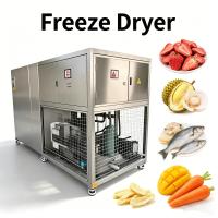 China Vacuum Degree ≤10Pa Food Vacuum Freeze Dryer Featuring 100kg batch Capacity Designed for Large Scale Food Freeze Drying for sale