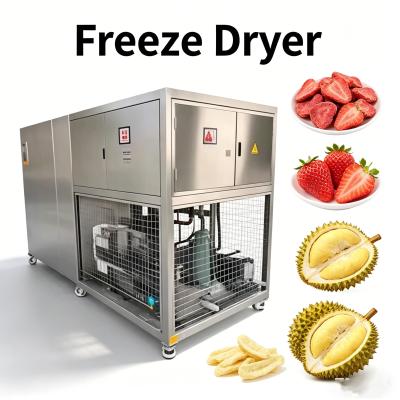 China Air Cooled Food Vacuum Freeze Dryer Featuring 380V 50HZ 3PH Voltage and 35KW Installation Power Ideal for Preserving Food Shelf Life for sale