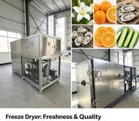 China Air Cooled Food Vacuum Freeze Dryer Operating between minus 40 and 80 Degrees Celsius Suitable for Food Preservation for sale