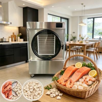 China Temperature Range Minus 50 Celsius To Plus 90 Celsius Home Freeze Dryer With 220V 1PH 50 60HZ Voltage And Intelligient System Remote Control for sale
