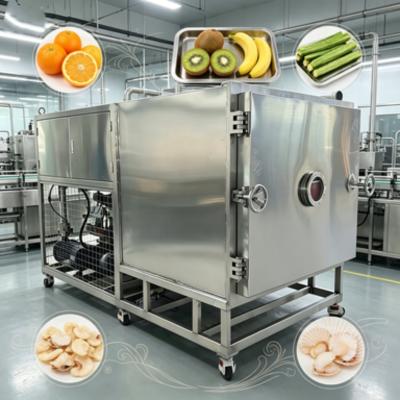 China 18 to 22 hours batch freeze drying time Vegetable Freeze Dryer with 240V 380V 3PH power supply and vacuum limit less than or equal to 13Pa for sale