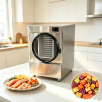 China SUS304 Stainless Steel household freeze dryer noise level under 50dB offers quiet operation and durable construction for freeze drying for sale