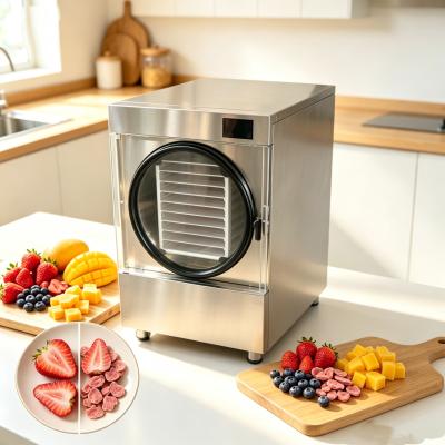 China 220V 1PH 50 60HZ Home Freeze Dryer 215kg Capacity Noise Level 50dB User Friendly Food Freeze Drying Machine for sale