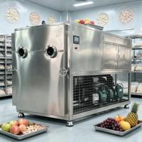 China PLC Control System Vegetable Freeze Dryer with 304 Stainless Steel Tray Material Providing Performance and Easy Operation for sale