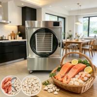 China Temperature Range Minus 50 Celsius To Plus 90 Celsius Home Freeze Dryer With LCD Display Suitable For Food Preservation And Laboratory for sale