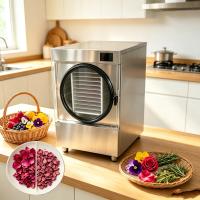 China Temperature Range Minus 50 Celsius To Plus 90 Celsius Home Freeze Dryer With LCD Display Suitable For Food Preservation And Laboratory for sale