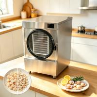 China 3600W Home Freeze Dryer Capacity 20 to 25kg Dimensions 1100 1000 1180mm Perfect for Home and Small Scale Food Processing for sale