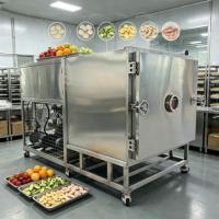 China Freeze drying time 18 to 22 hours batch Vegetable freeze dryer including two stage rotary vane vacuum pump perfect for preserving vegetables for sale