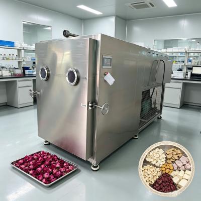China Electric Heating plus silicon Vegetable Freeze Dryer featuring Vacuum Limit less than or equal to 13Pa and Air Cooling System for Operation for sale