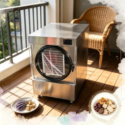 China 3600W Home Freeze Dryer Capacity 20 to 25kg Dimensions 1100 1000 1180mm Perfect for Home and Small Scale Food Processing for sale