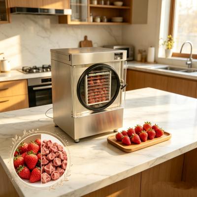 China Voltage 220V1PH5060HZ small freeze dryer 110010001180mm suitable for freeze drying heat sensitive and delicate materials for sale