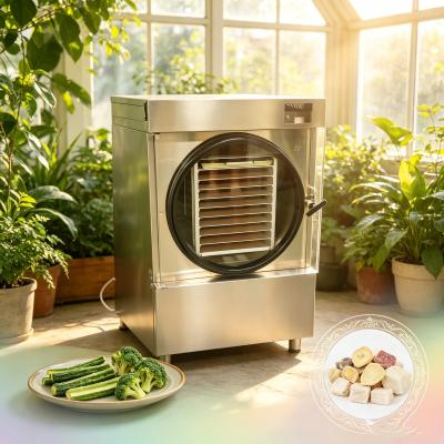 China Medium household freeze dryer temperature range minus 50 degrees Celsius to plus 90 degrees Celsius suitable for food preservation and laboratory for sale