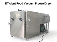 China 100Kg batch Vegetable Freeze Dryer with Temperature Range minus 50 plus 50 degrees Celsius and Two stage Rotary Vane Vacuum Pump for sale