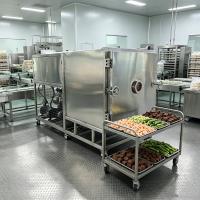 China 304 Stainless Steel Tray Material Vegetable Freeze Dryer with Tray Size 1280 600 30mm and 13 Layers Customizable Options for sale