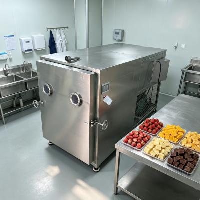 China Tray Size 1280 600 30mm Vegetable freeze dryer perfect choice for vegetable drying power consumption 10KwH energy system for sale