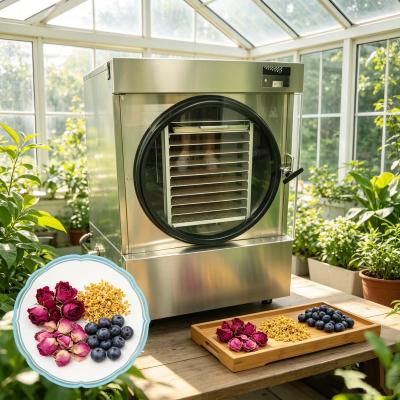 China Noise Level 50dB Home Freeze Dryer Providing Freeze Dry Cycle 24 to 30 Hours for Dehydrating Meals Snacks and Ingredients for sale