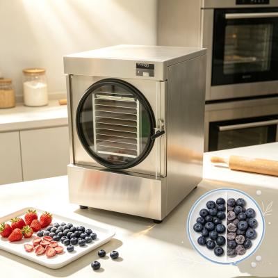 China Temperature Range Minus 50 Celsius To Plus 90 Celsius Home Freeze Dryer Offering 24 To 30 Hours Freeze Dry Cycle And Easy Operation for sale