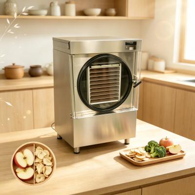 China Electric Heating Home Freeze Dryer Machine Medium Volume Appliance Suitable for Preserving Fruits Vegetables and Meat for sale