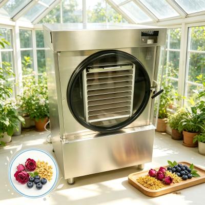 China Intelligent System Remote Control Home Freeze Dryer SUS304 Stainless Steel 215kg Capacity Suitable for Various Food Types for sale