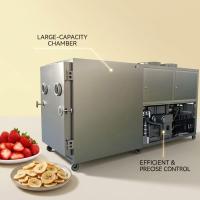 China 100kg Batch Banana Freeze Dryer Machine Commercial Vacuum Lyophilizer for Crispy Banana Slices for sale