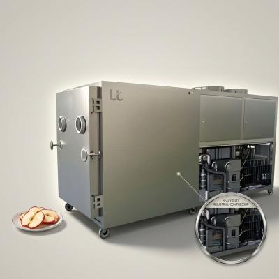 China 100kg Batch Apple Freeze Dryer Machine Industrial Vacuum Lyophilizer for Crispy Apple Slices Drying for sale