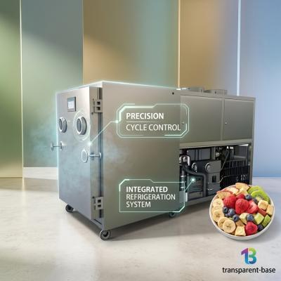China 100kg Batch Mixed Fruit Freeze Dryer Machine Industrial Vacuum Lyophilizer for Fruit Salad Snack Blends for sale