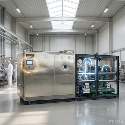 China Pharmaceutical Industrial Vacuum Freeze Dryer Lyophilizer Hydraulic Vial Sealing Machine for sale
