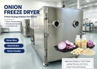 China Intelligent PLC system Food Vacuum Freeze Dryer featuring Electric Heating Silicon Transfer Heat and 65KW Installation Power for Operation for sale