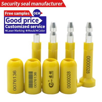 China JCBS003 Sea Container Bolt Seal 8mm Diameter 15KN Tensile Strength Tamper Proof for sale