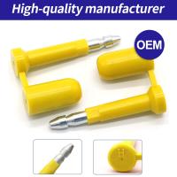China JCBS003 Sea Container Bolt Seal 8mm Diameter 15KN Tensile Strength Tamper Proof for sale
