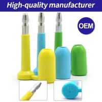 China Self Locking Bolt Security Seal ABS Container Seal ISO17712 8mm Diameter 15KN Strength for sale