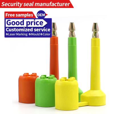 China JCBS103 ISO Container High Safety Bolt Seal 8mm Diameter Heavy Duty Tamper Proof with Number for sale