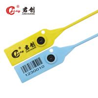 China Green Plastic Tamper Proof Security Seals Pull Tight Disposable 500mm Length 4mm Diameter for sale