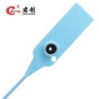 China Green Plastic Tamper Proof Security Seals Pull Tight Disposable 500mm Length 4mm Diameter for sale