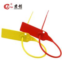 China Green Plastic Tamper Proof Security Seals Pull Tight Disposable 500mm Length 4mm Diameter for sale