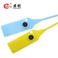 China Green Plastic Tamper Proof Security Seals Pull Tight Disposable 500mm Length 4mm Diameter for sale