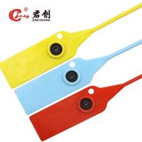 China Green Plastic Tamper Proof Security Seals Pull Tight Disposable 500mm Length 4mm Diameter for sale